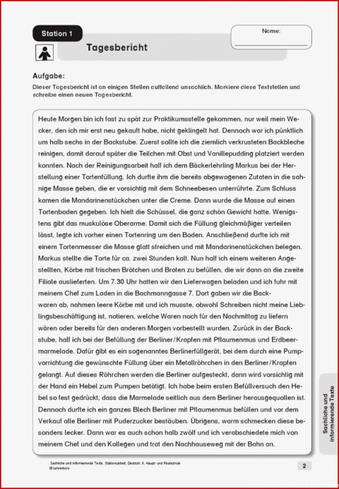 Bericht Schreiben Klasse 6 Arbeitsbl tter 4 Tipps Sie Ber cksichtigen